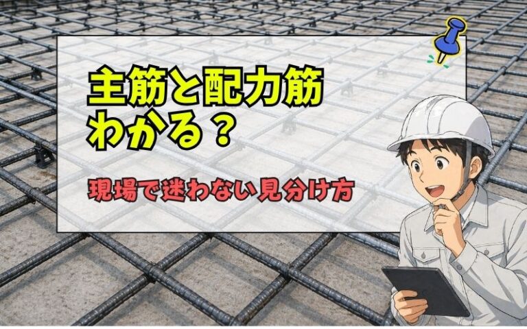 若手施工管理が迷う主筋と配力筋の違い｜向き・役割・見分け方を解説 | 現場ラボ